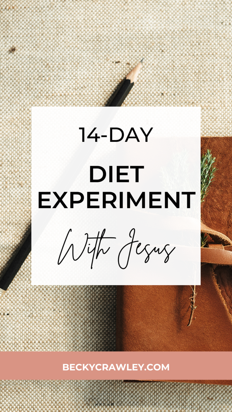A Diet Experiment With Jesus - Becky Crawley